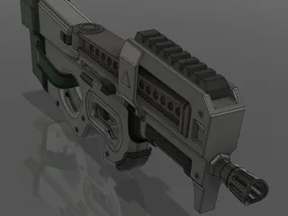 Fortnite P90 by 3dworkbench | Download free STL model | Printables.com