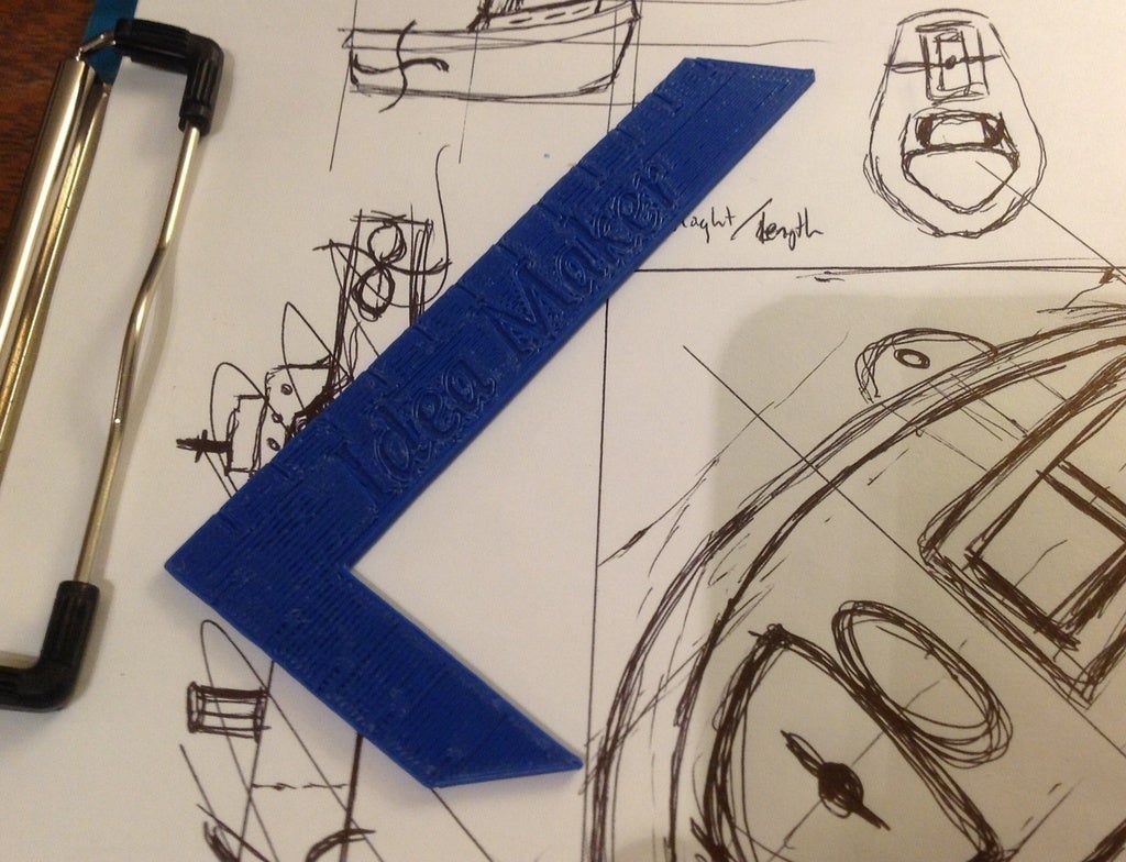 Sketch Ruler by SometimesCake | Download free STL model | Printables.com