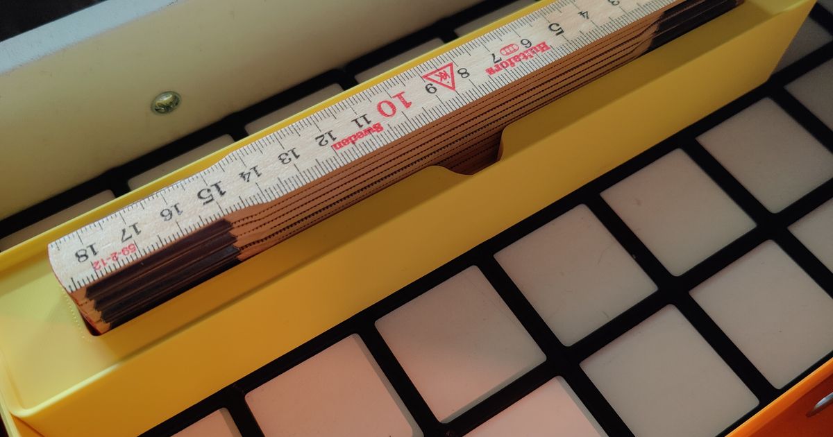 Gridfinity Ruler por Steven Mathiasen | Descargar modelo STL gratuito ...