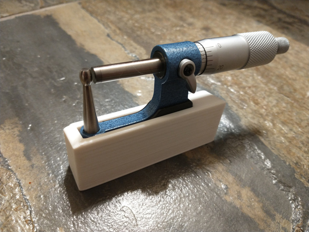 Ball Micrometer Stand by Tinn-Can | Download free STL model ...