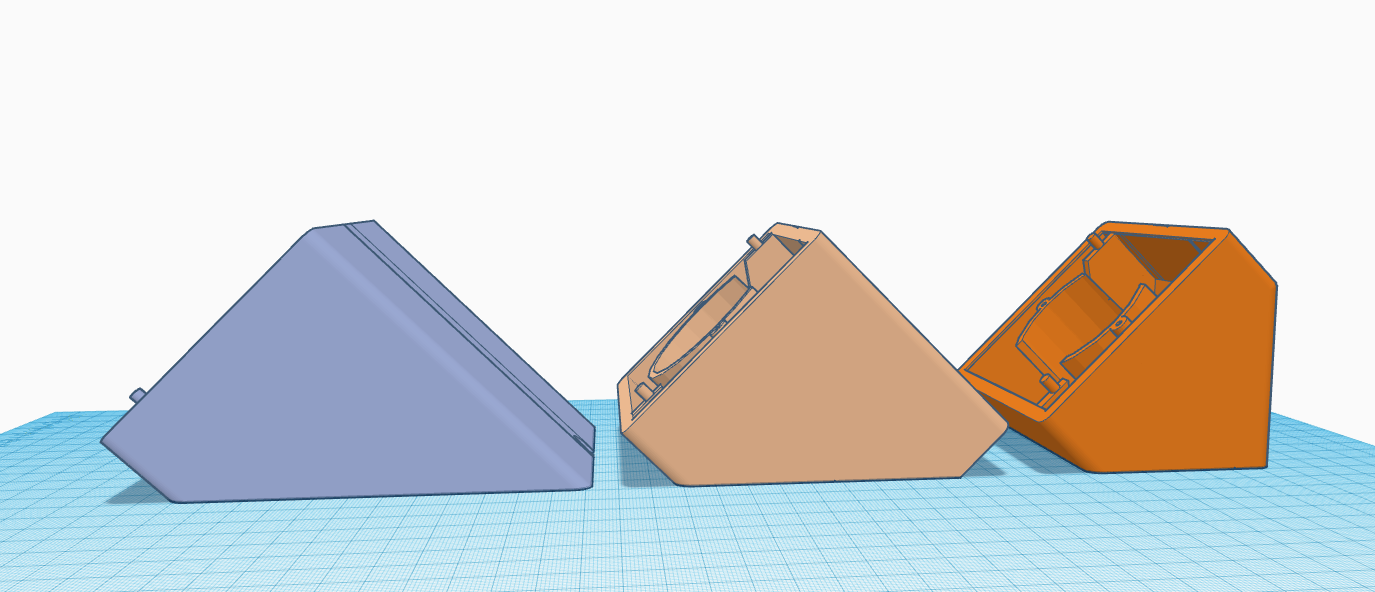 Shelly Wall Display Stand 45° by Ronnikn | Download free STL model ...