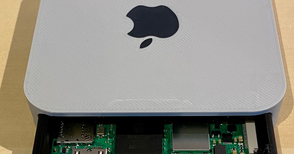 RaspberryPi Zero (2W) Apple Mac Mini Design Case by Homer93 | Download ... RaspberryPi Zero (2W) Apple Mac Mini Design Case by Homer93 | Download ...
