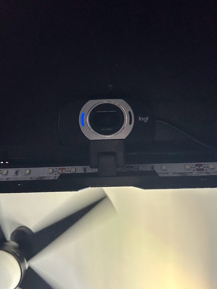 Logitech Webcam Magnetic Mount by Slacker | Download free STL model ...