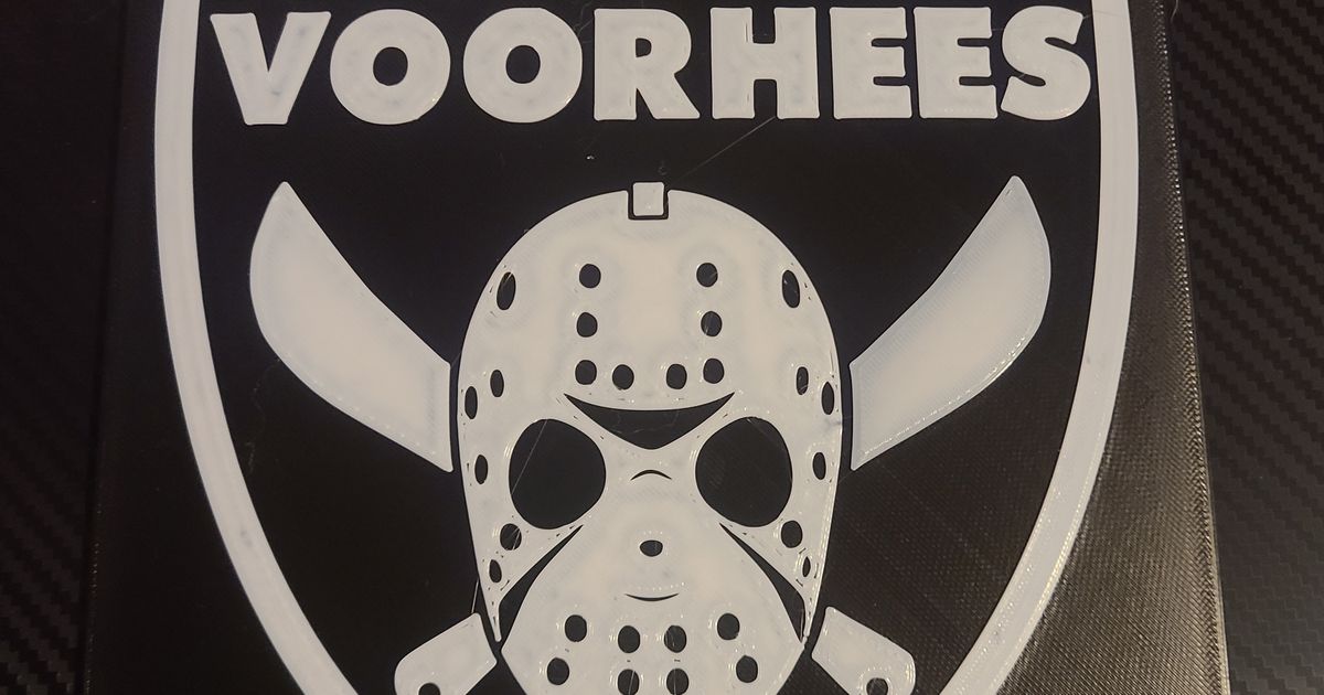 Jason Voorhees logo by Blasted Plastic | Download free STL model ...