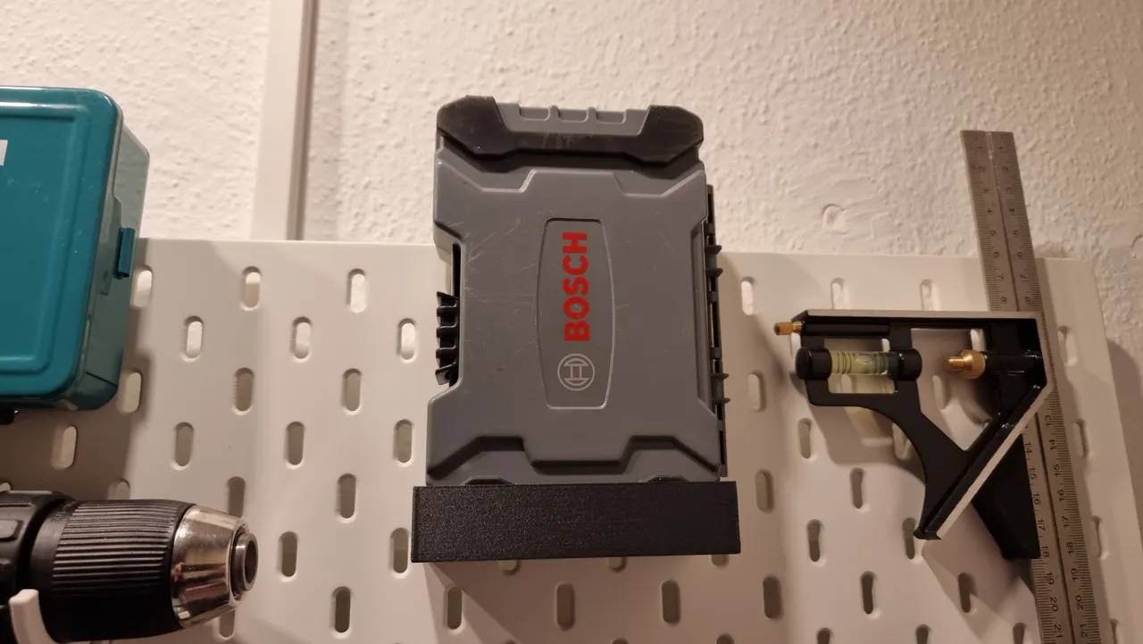 Skadis Bosch bitset holder by AXAL | Download free STL model | Printables.com