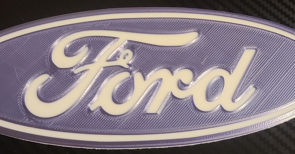 FORD LOGO by Blasted Plastic | Download free STL model | Printables.com