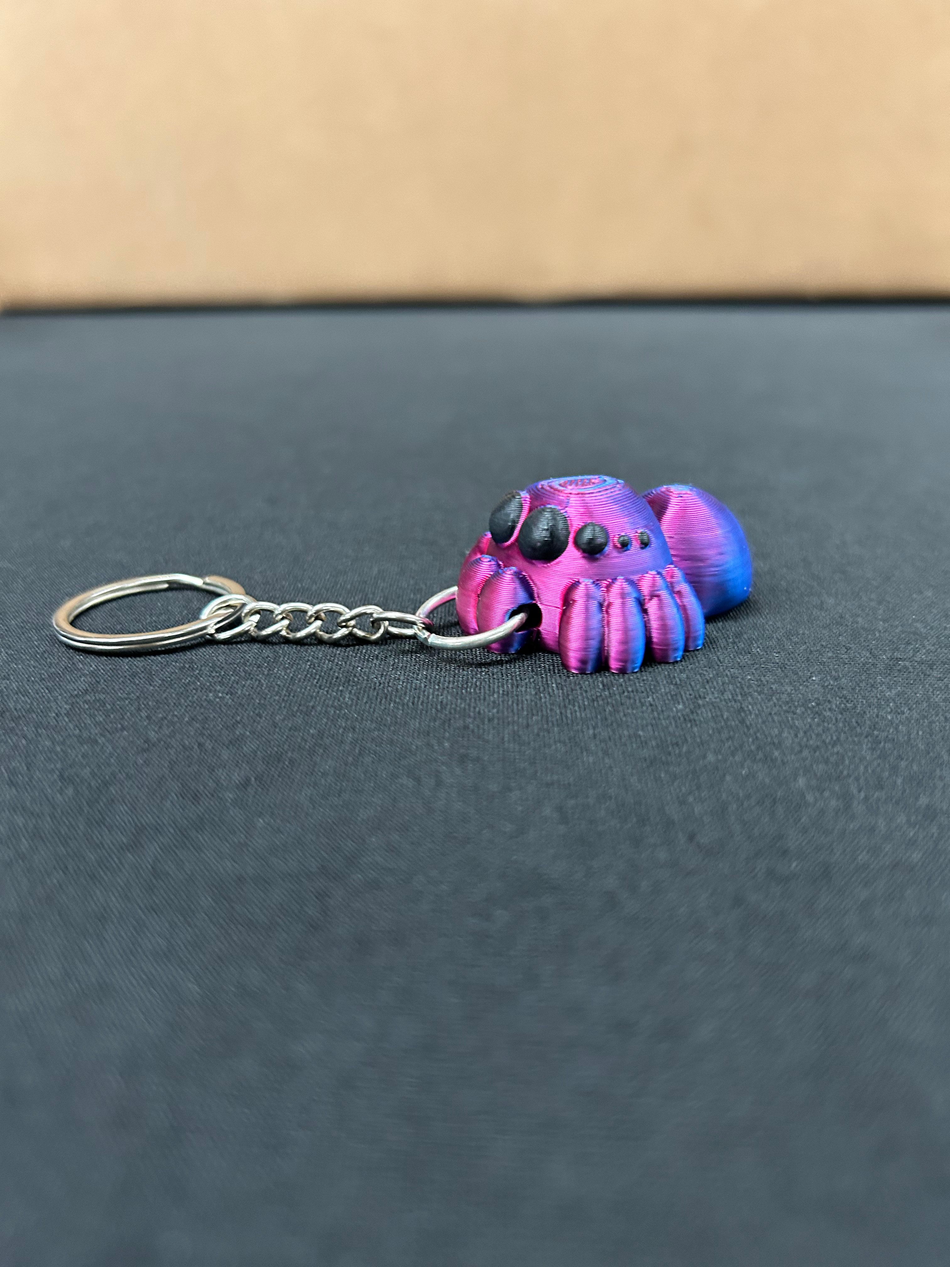 Spider Smooth Keychains by Built_Over_Bot | Printables Store