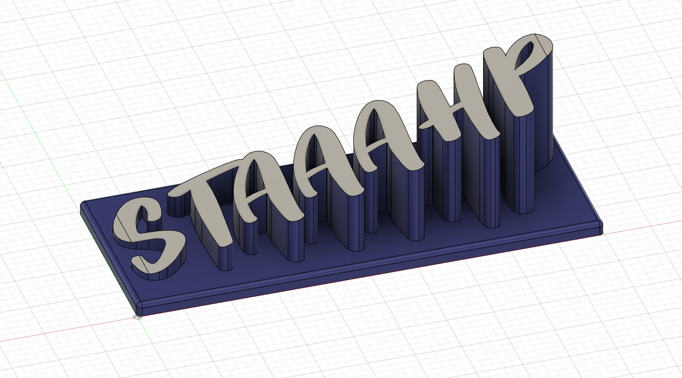 Door stopper STAAAHP by x3mnexus | Download free STL model | Printables.com