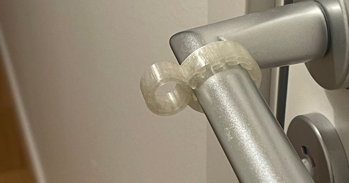 8-shaped handle mounted door stopper by fedor | Download free STL model ...