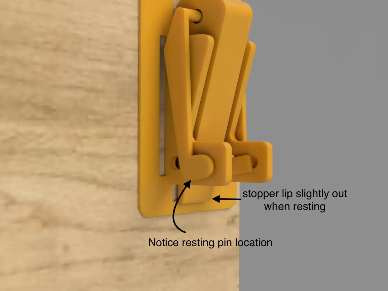 Collapsible print-in-place door stopper by ravi72munde | Download free ...