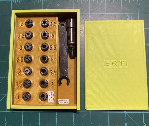 ER11 Collet Box with Sliding Lid by Tarz | Download free STL model ...
