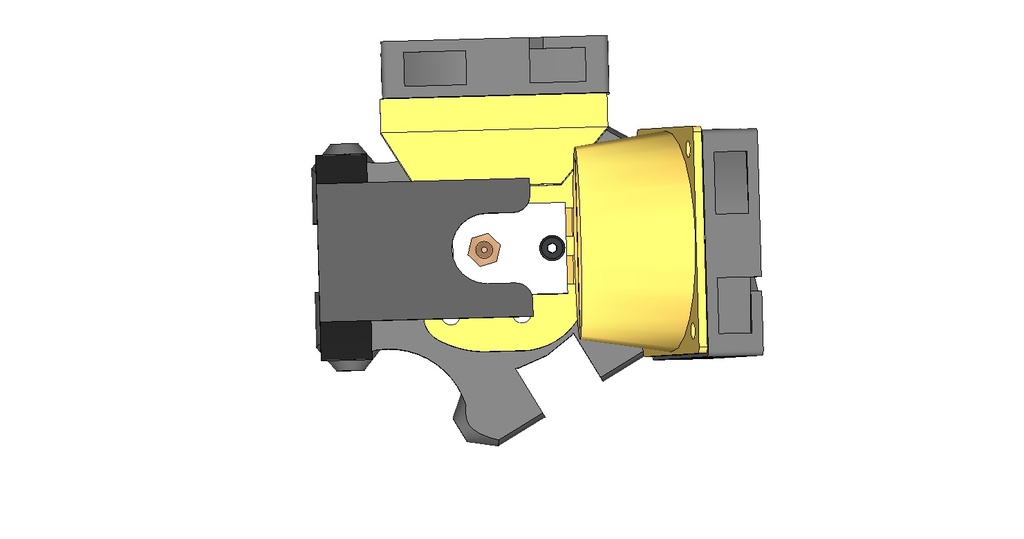 Kossel magnetic z-probe mount with zero X-Y offset to avoid effector ...