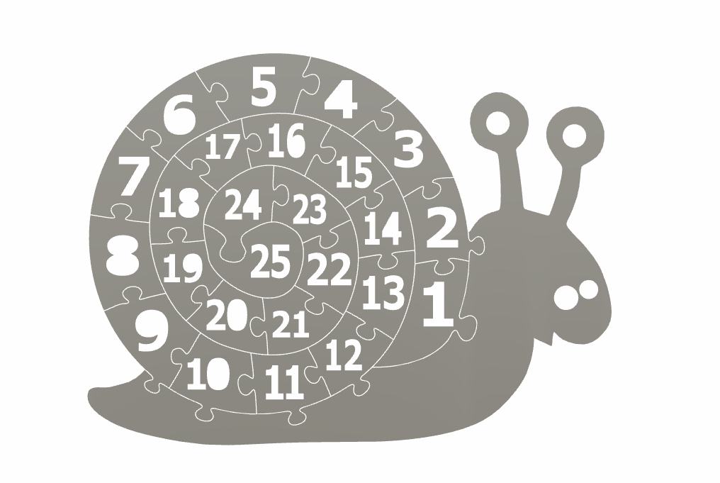 Snail puzzle by Crazyscientist | Download free STL model | Printables.com