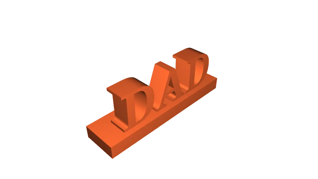 dad name tag by coolmatt | Download free STL model | Printables.com