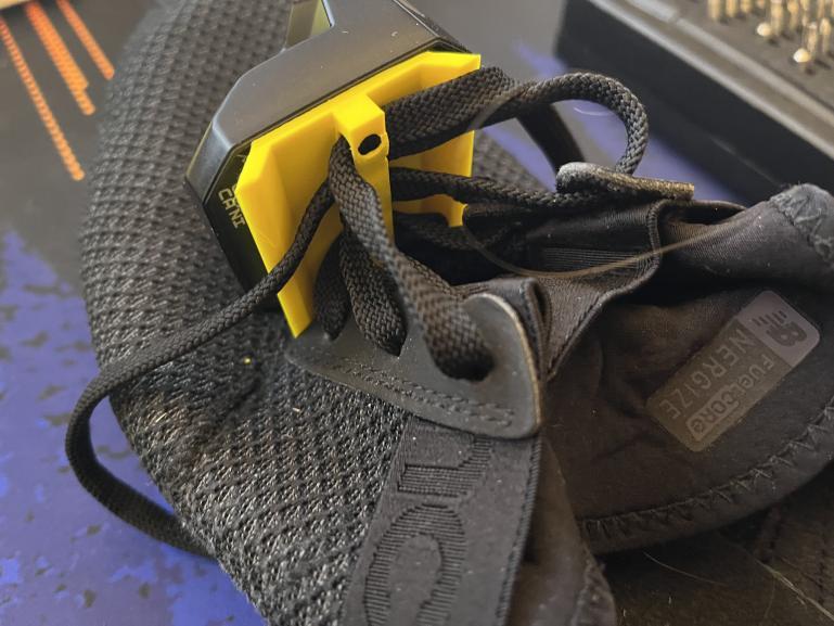 Tundra tracker shoe lace mount by kat | Download free STL model ...