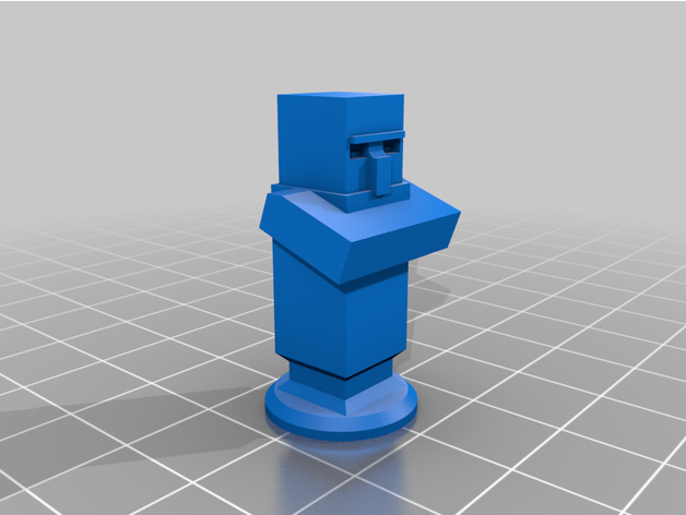 Minecraft chess set by Catalin Cristian Cistelican | Download free STL ...