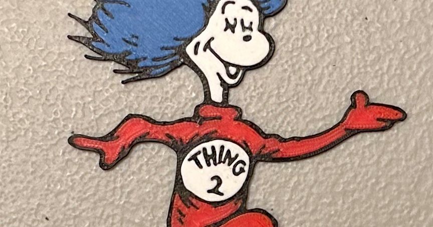 Multicolor Thing 2 Magnet by wotfan69 | Download free STL model ...