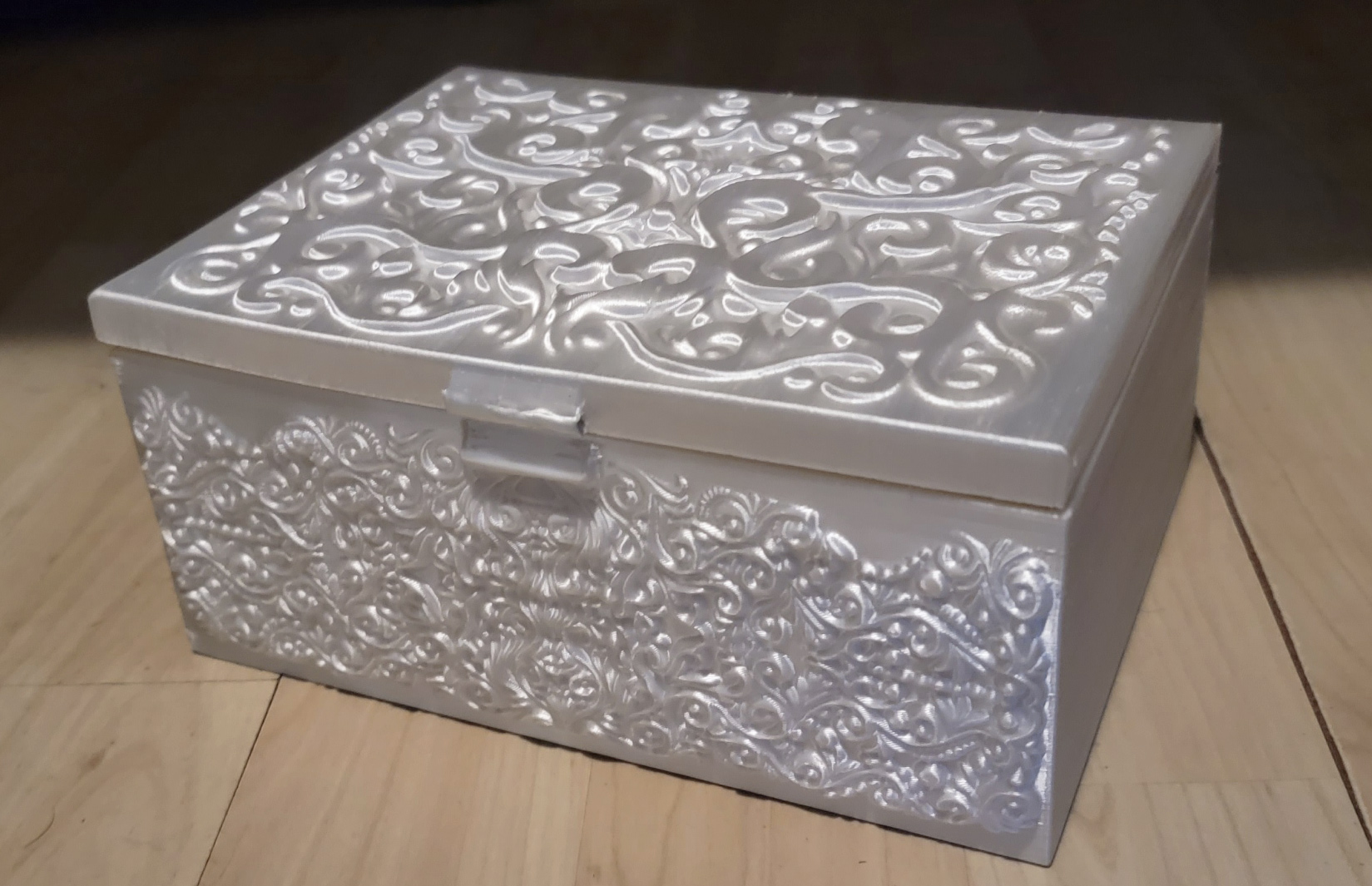 Decorative Filigree Scroll-Work Storage Box by ArtisticMusician ...