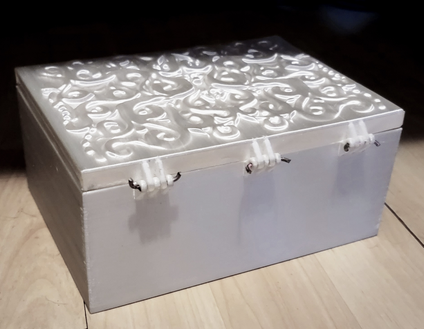 Decorative Filigree Scroll-Work Storage Box by ArtisticMusician ...