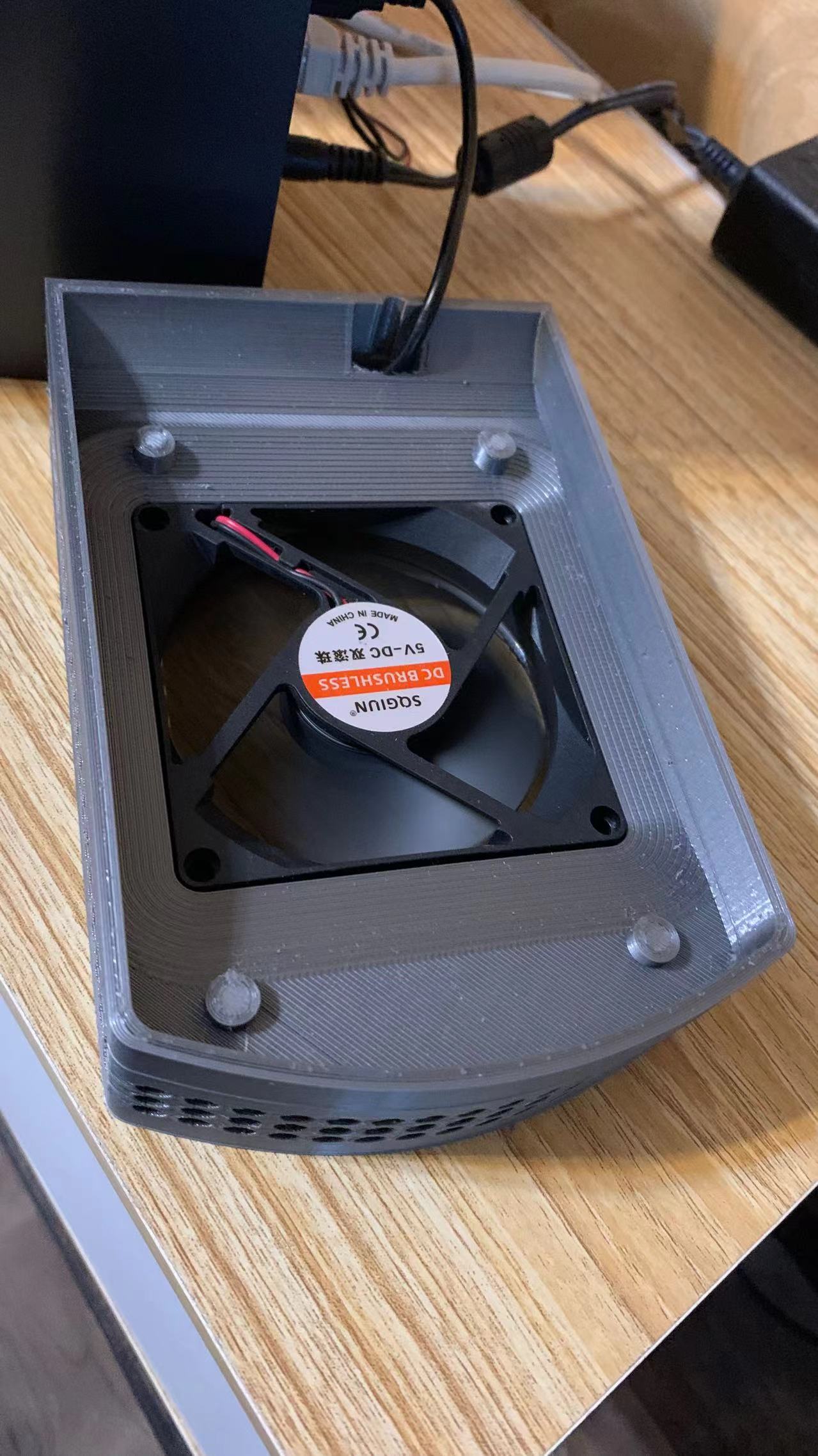 WD My Cloud EX2 Ultra fan cooler by Andy Wang | Download free STL model ...