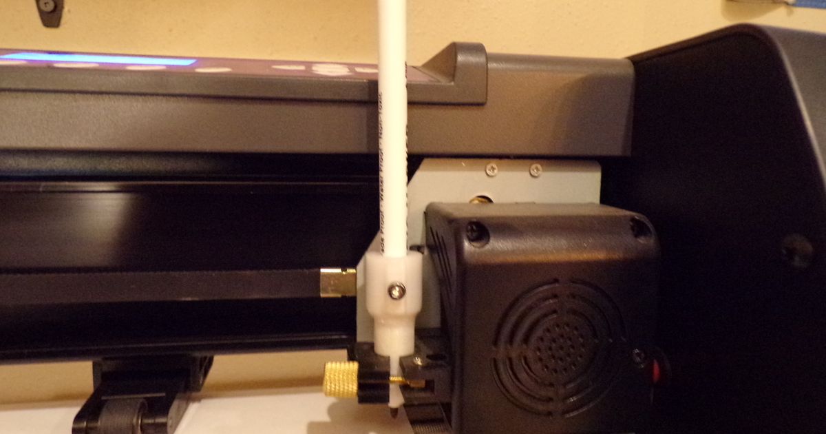 Marker Adapter for Vinyl Cutter / Plotter by PlaneMaker1968 | Download ...