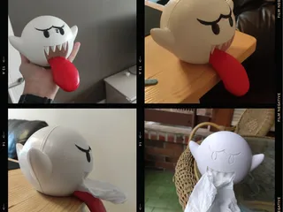 Boo | Mario Bros | Ghost by Inhar Sola | Download free STL model ...