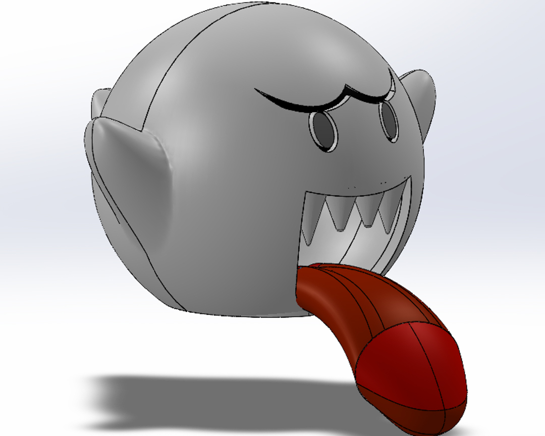 Boo | Mario Bros | Ghost by Inhar Sola | Download free STL model ...