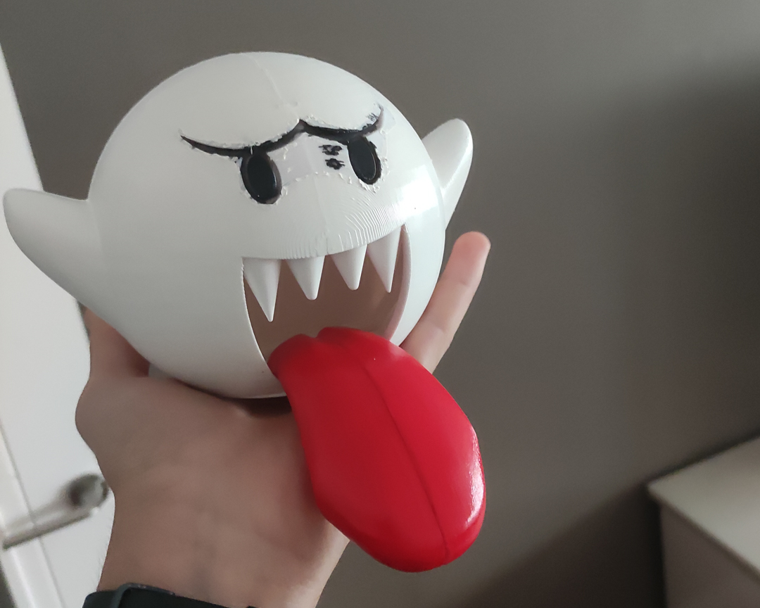 Boo | Mario Bros | Ghost by Inhar Sola | Download free STL model ...