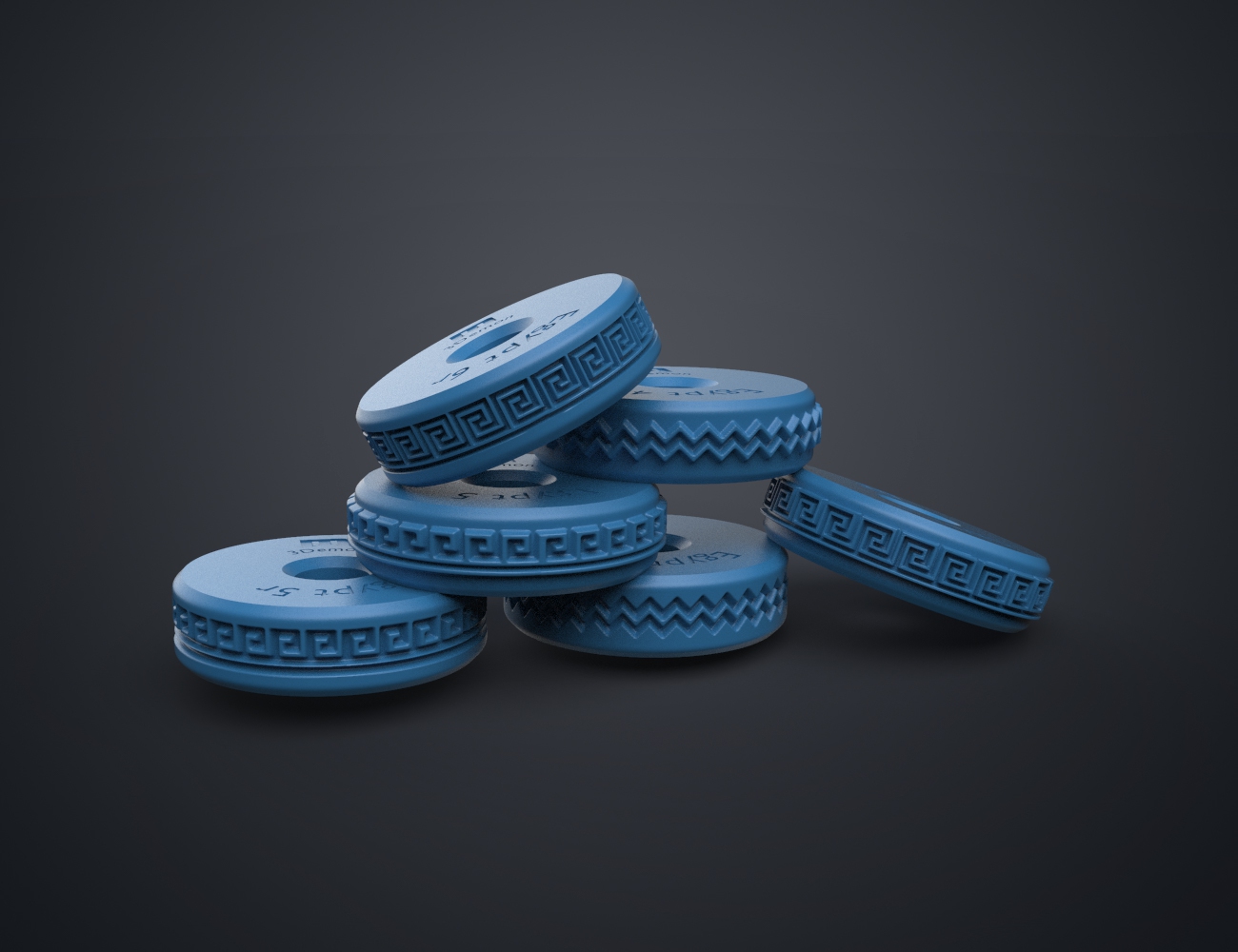 Stamp Wheels for Clay – Egyptian Patterns Vol.02 (06-11) by 3Demon's ...