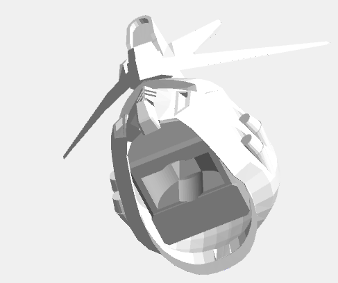 Mini 13 Gundam head by Calamorro III | Download free STL model ...