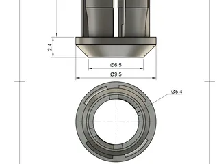 5mm LED Holder by firstgizmo | Download free STL model | Printables.com