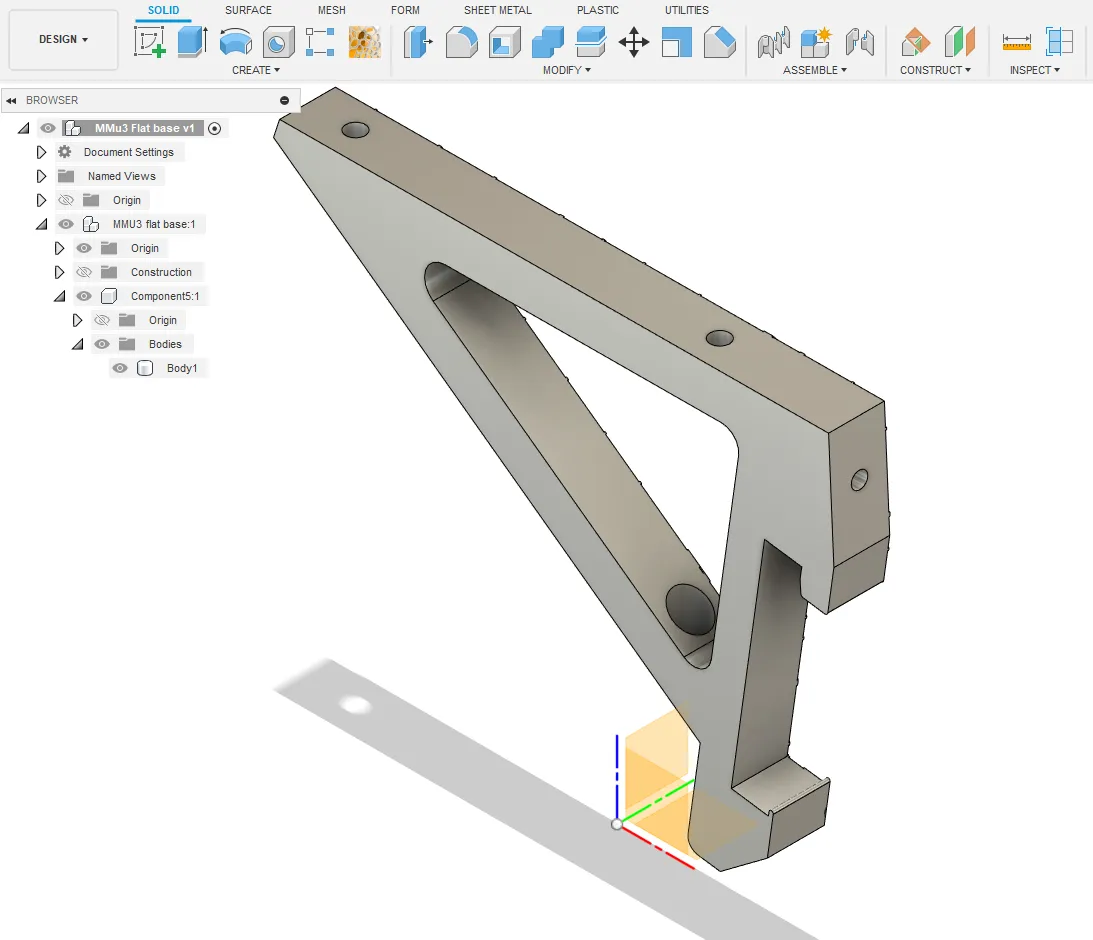 MMU3 flat base by Troy Cutchens | Download free STL model | Printables.com
