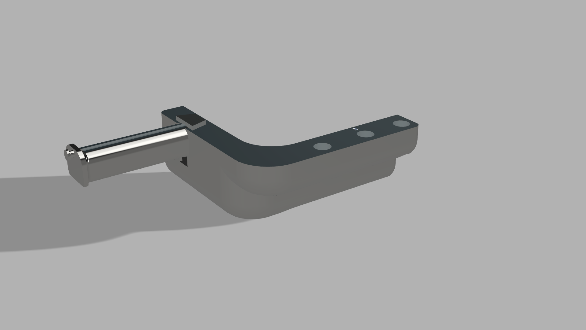 spool holder offset on the side for Flashforge Adv5MPro by Julien Mairy ...