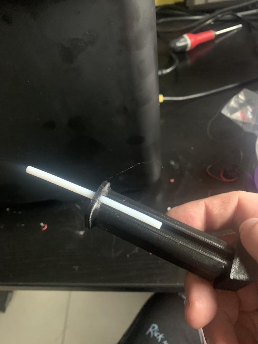 spool holder offset on the side for Flashforge Adv5MPro by Julien Mairy ...