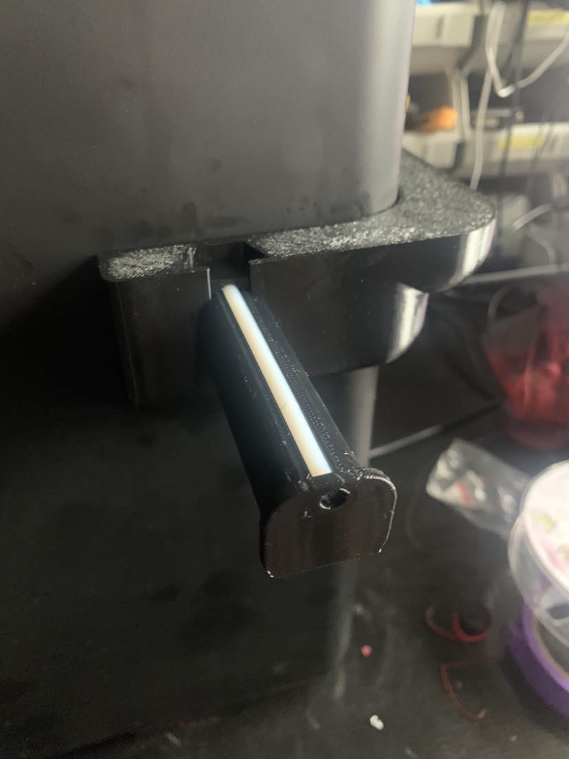 spool holder offset on the side for Flashforge Adv5MPro by Julien Mairy ...