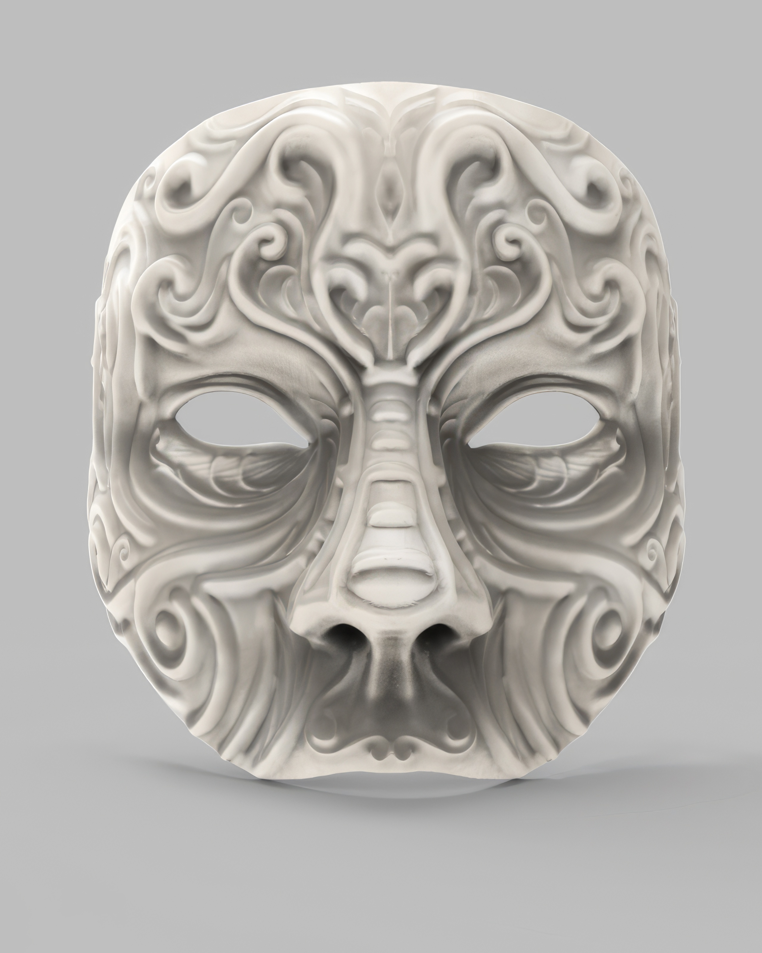 Decorative Filigree Scroll-Work Masquerade Ball Mask by ...