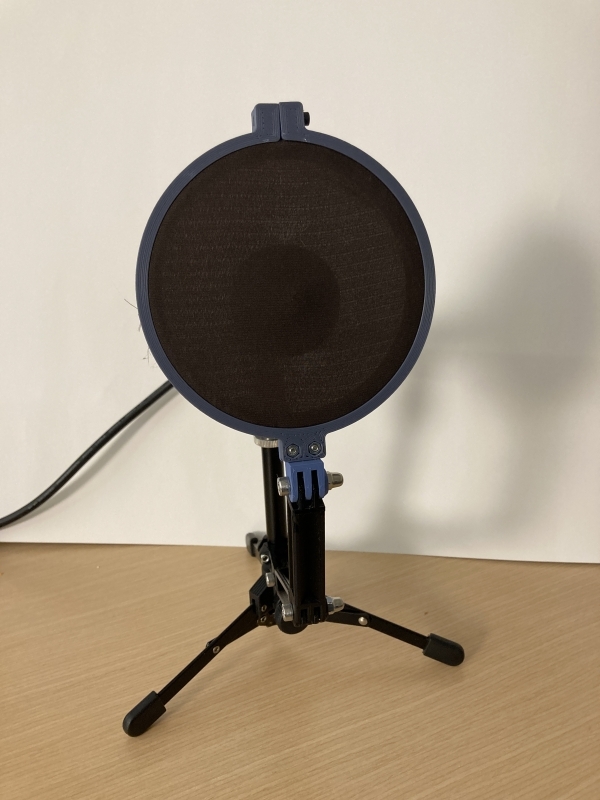Gopro adapter Simple Microphone Pop filter and Ammon MS-12 Mini ...