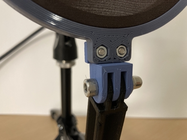 Gopro adapter Simple Microphone Pop filter and Ammon MS-12 Mini ...