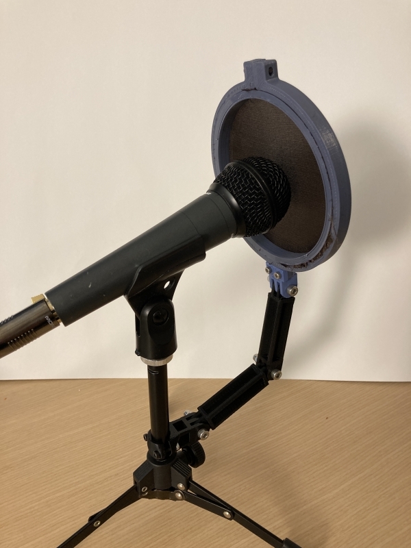 Gopro adapter Simple Microphone Pop filter and Ammon MS-12 Mini ...