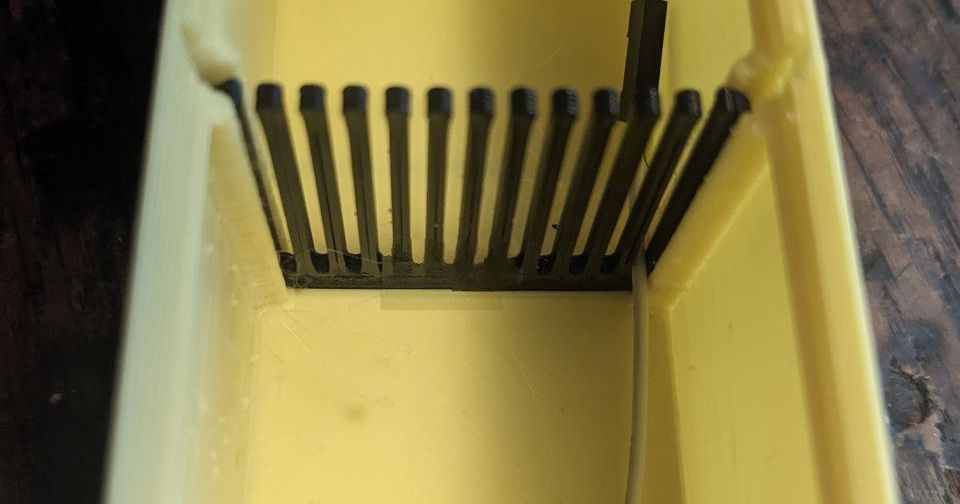 Small Space Cable Comb for Gridfinity Jumper Cable Holder by HeiLaut ...