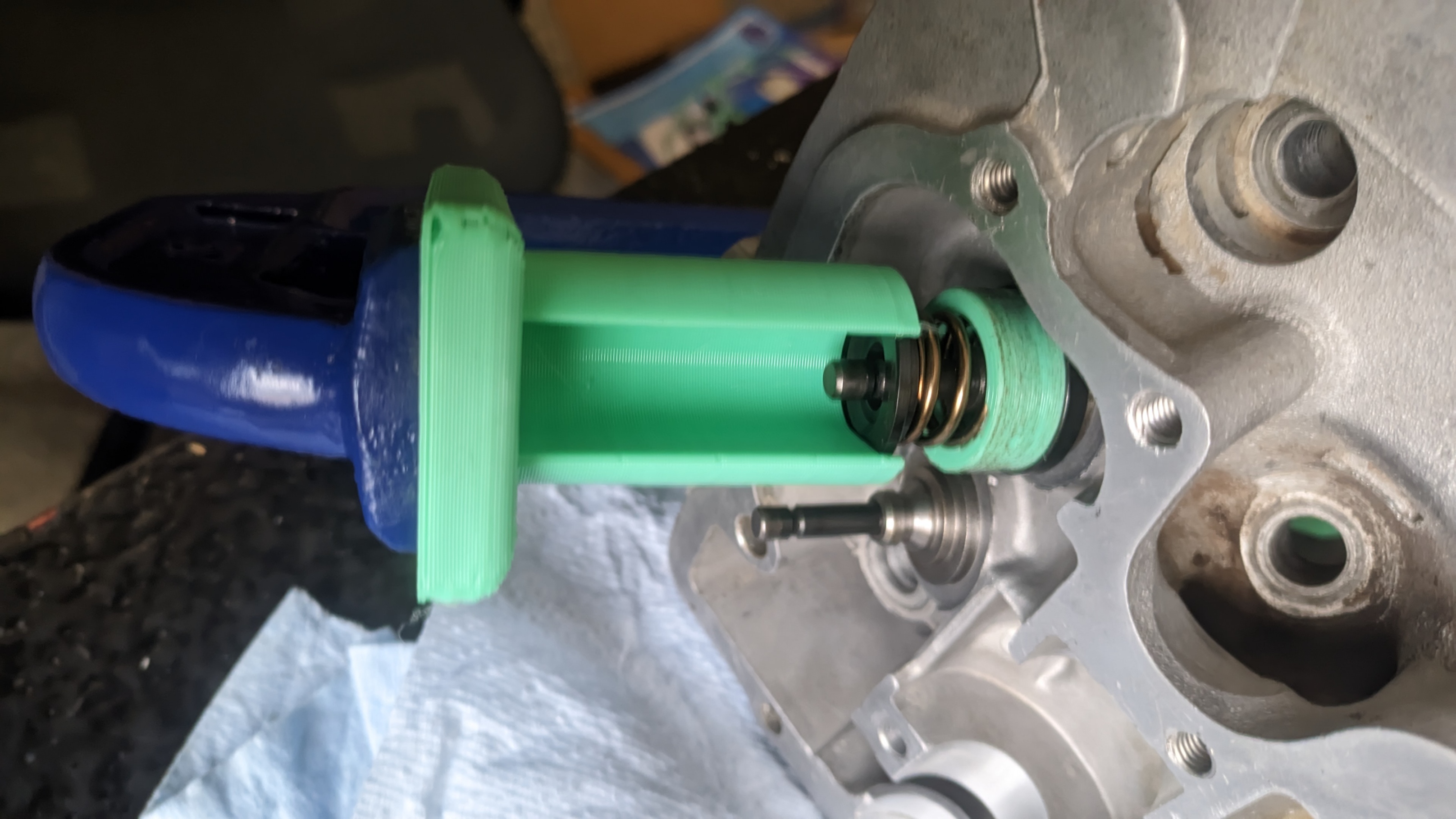 Valve Spring Compressor Adapter - PARAMETRIC by crazyramen | Download ...