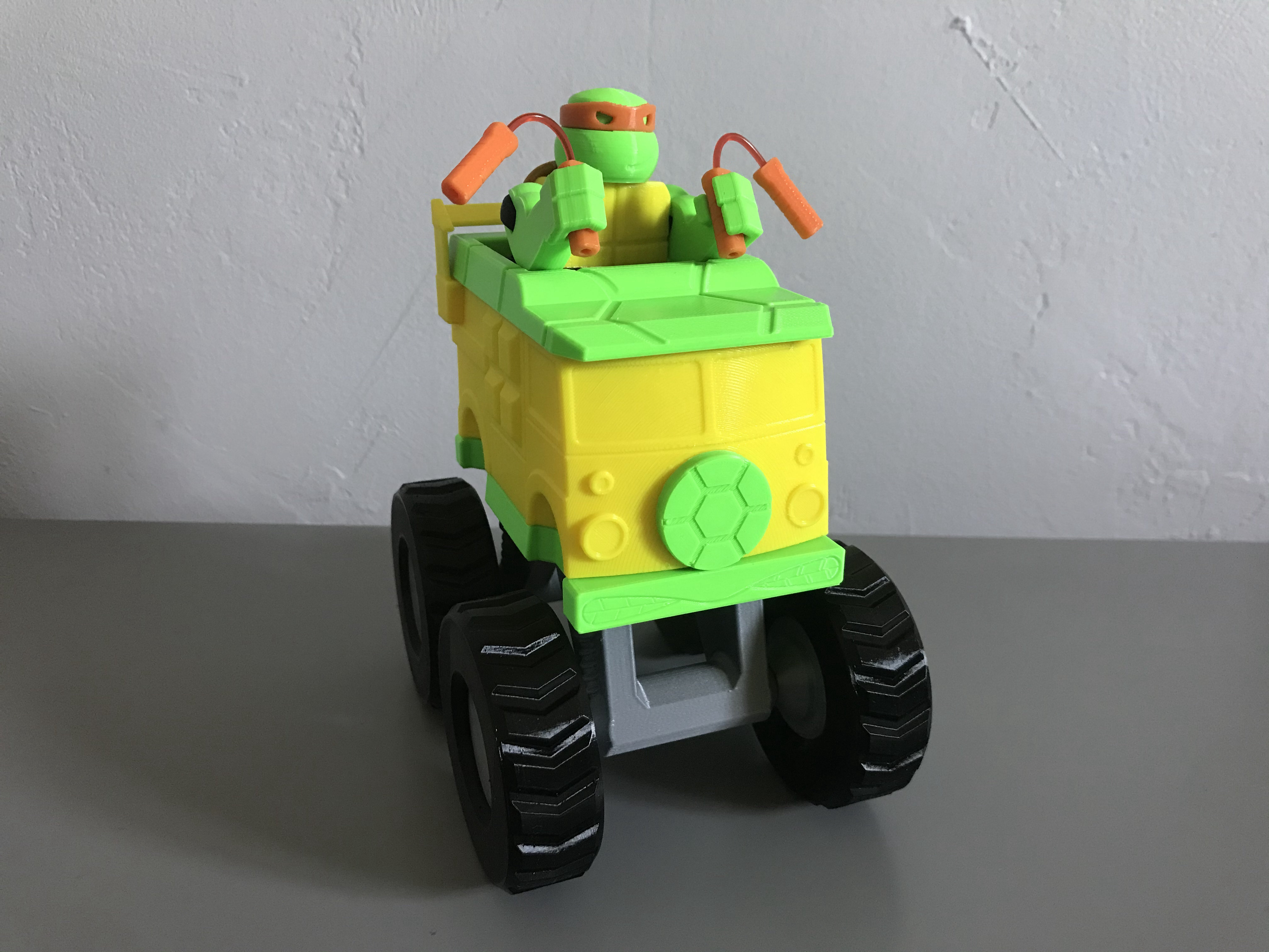 TMNT Mini Party Wagon Monster Truck by Dragon Mountain Design ...