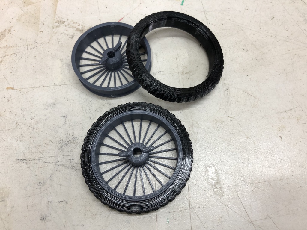 Wheels with Tires for toy cars 5mm axel balloon racer by Gordyt47 ...