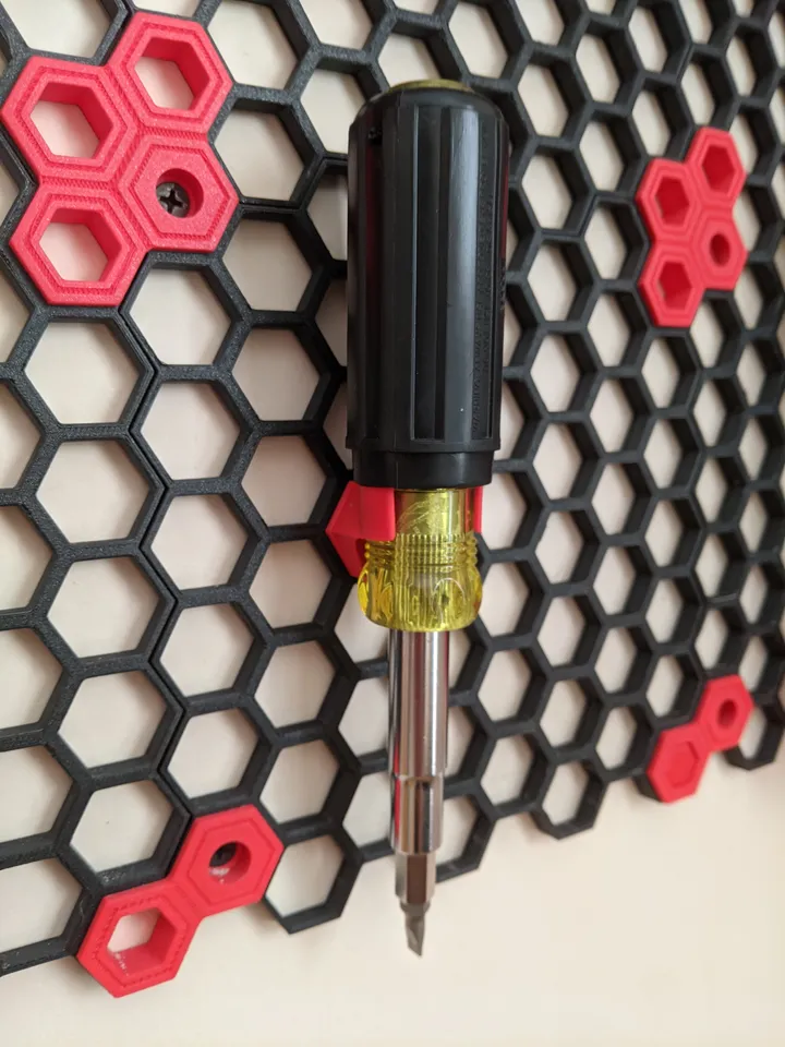 HSW Klein Tools 11-in-1 Screwdriver Holder [Honeycomb Storage Wall] by ekainz | Download free ...
