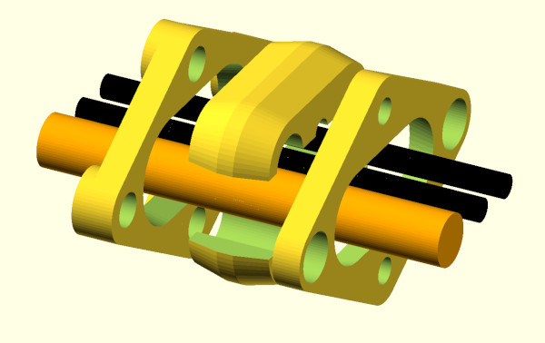 Cable pass through by Tom Horsley | Download free STL model ...