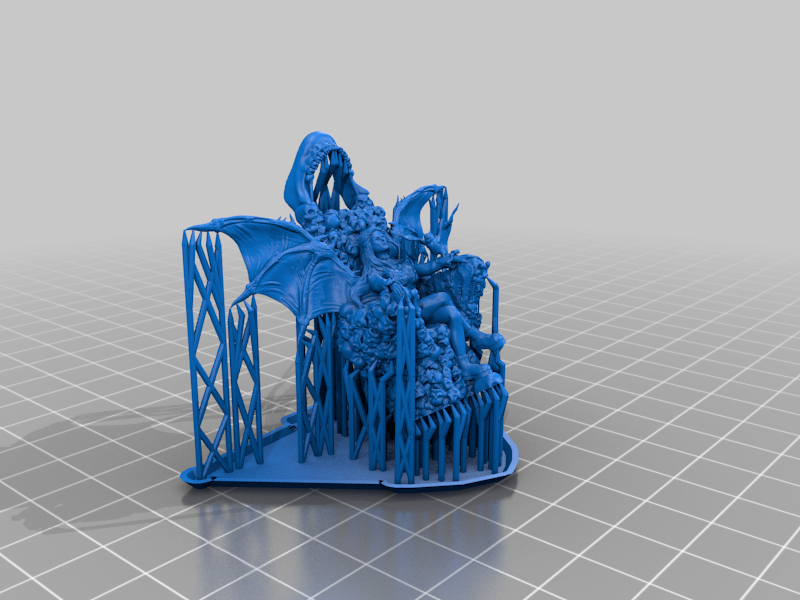 Vampire Skull Throne by Ben Whittle | Download free STL model ...