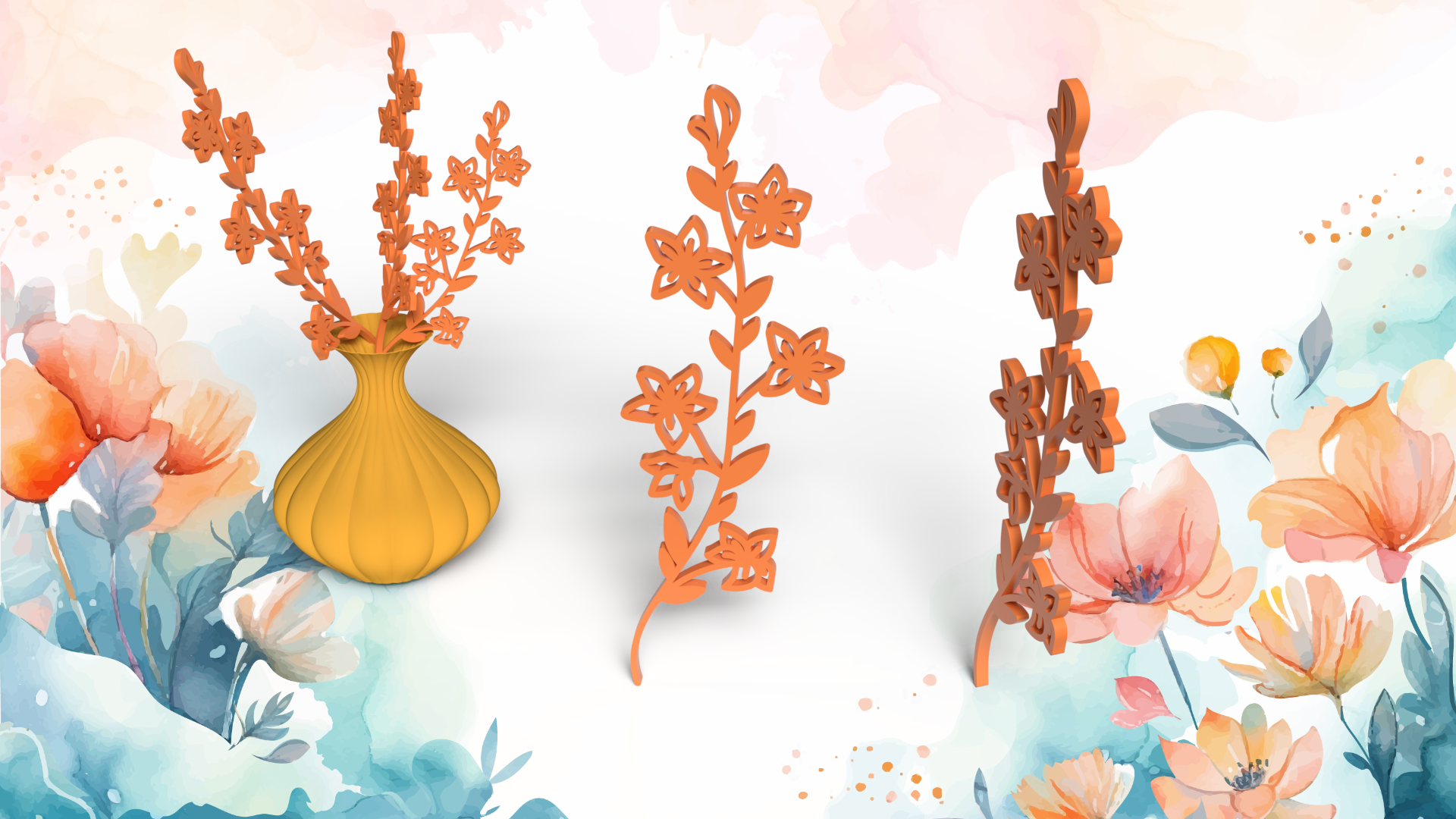 Foliage outline natural herb leaves 2/30 by evax design | Download free ...