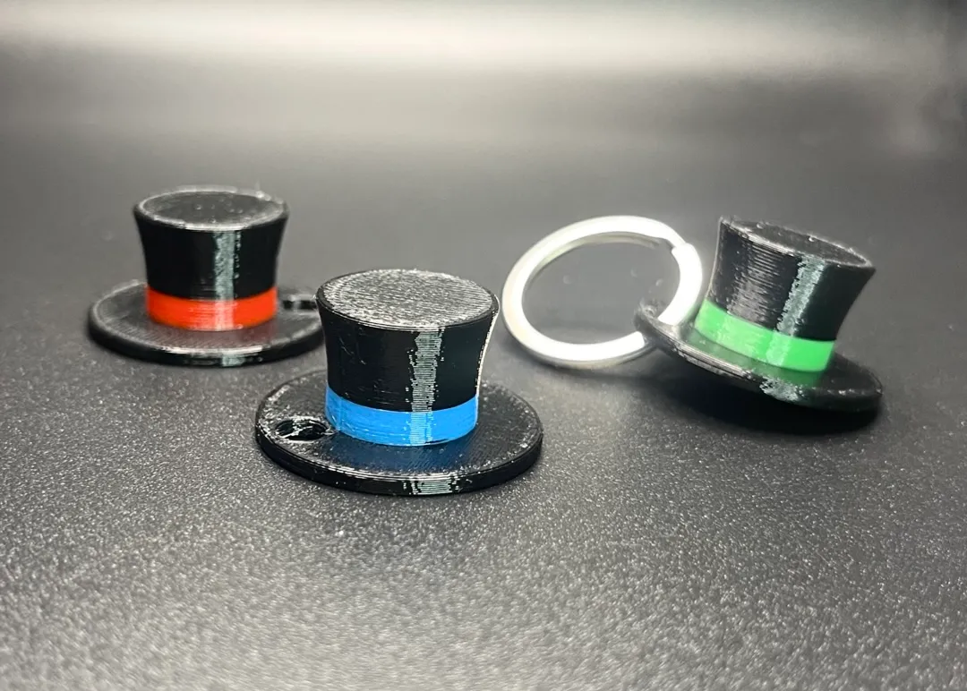 Top Hat Keychain by MrViddy | Download free STL model | Printables.com