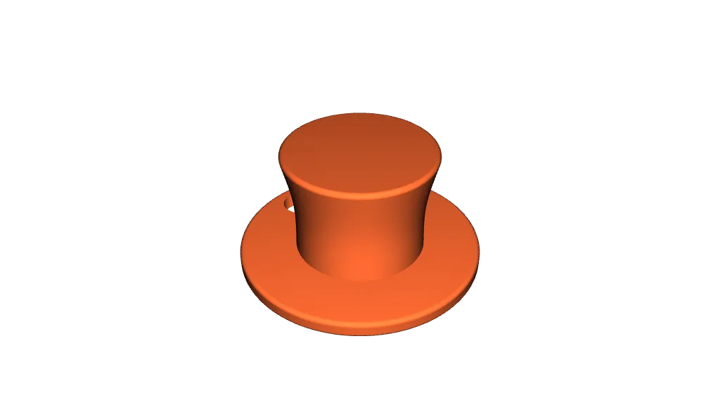 Top Hat Keychain by MrViddy | Download free STL model | Printables.com
