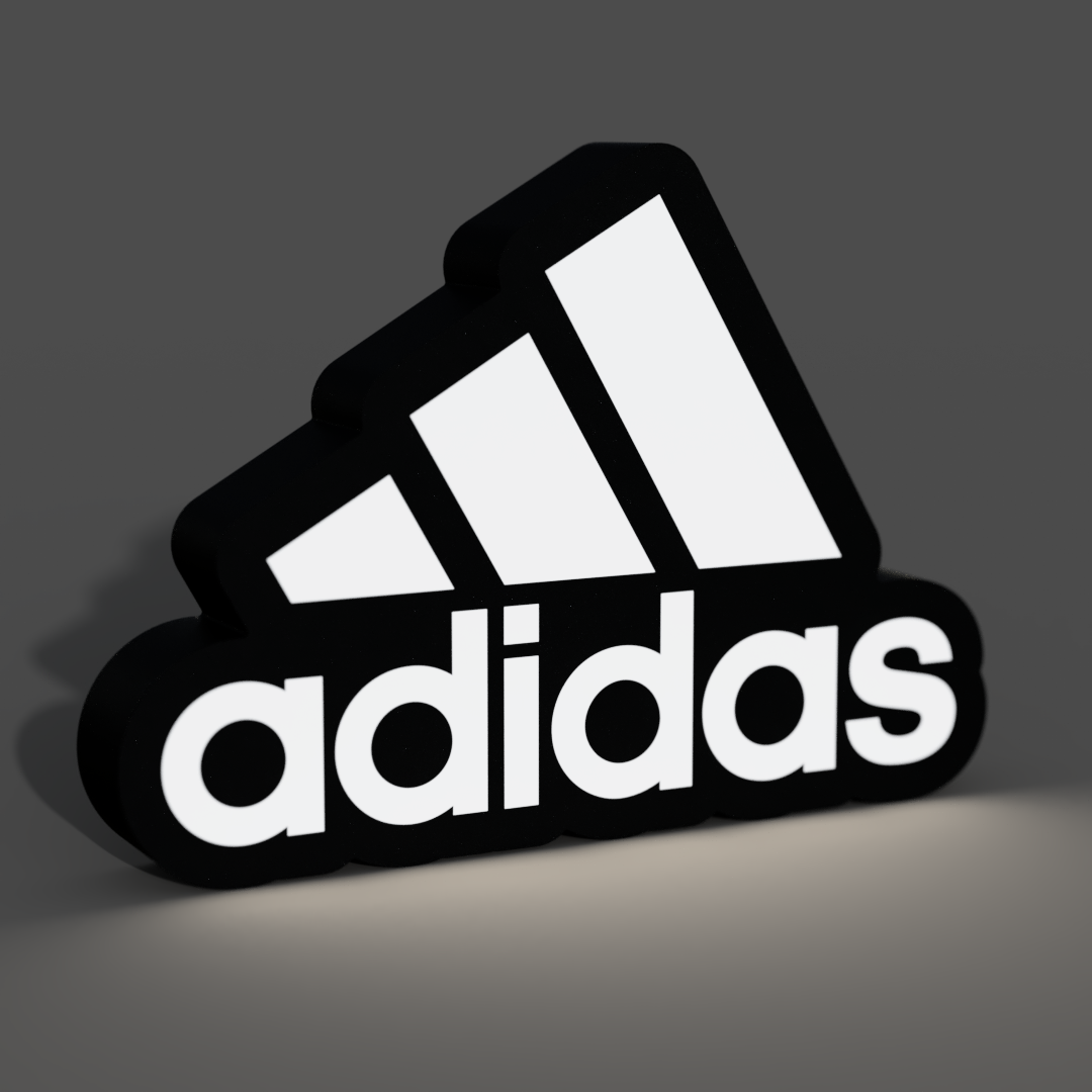 Adidas Lightbox LED Lamp by braga3dprint | Printables Store